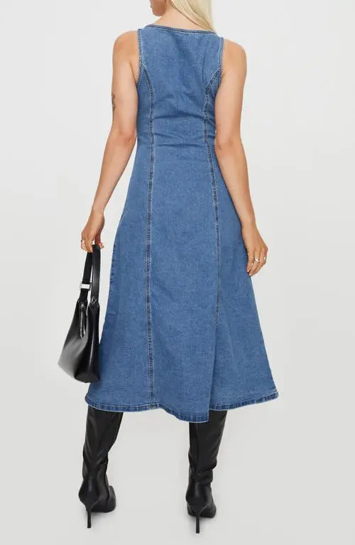 Princess Polly Midler Denim Midi Dress