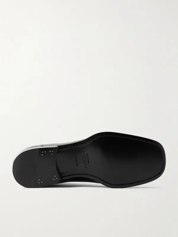 Saint Laurent Vadim Polished-leather Chelsea Boots - Black
