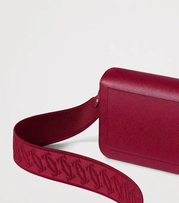 Cartier Leather C De East-west Shoulder Bag - Red