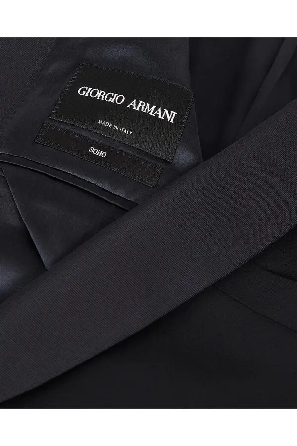 Giorgio Armani Soho Line Single-breasted Tuxedo In Wool Crêpe