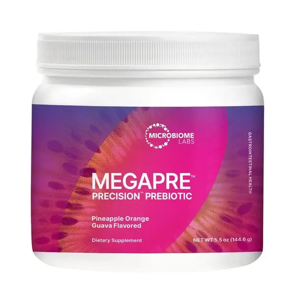 MICROBIOME LABS Megapre Powder Pineapple Orange Guava Flavor 5.5 Oz - One-color