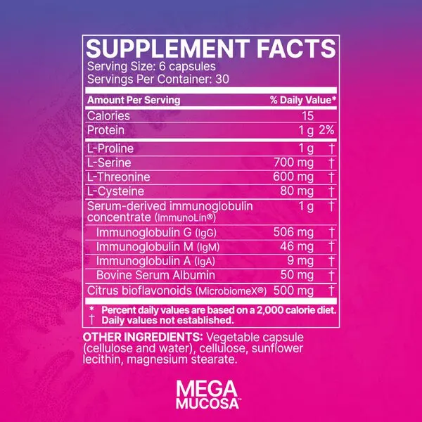 MICROBIOME LABS Megamucosa Capsules 180 Capsules