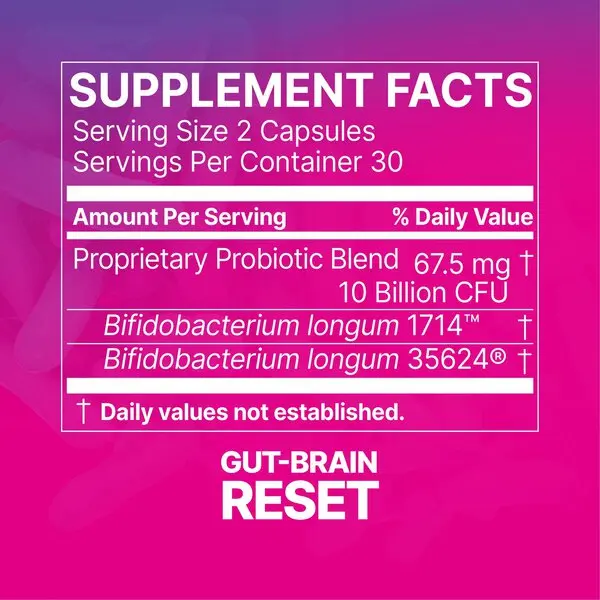 MICROBIOME LABS Gut-brain Reset 60 Capsules