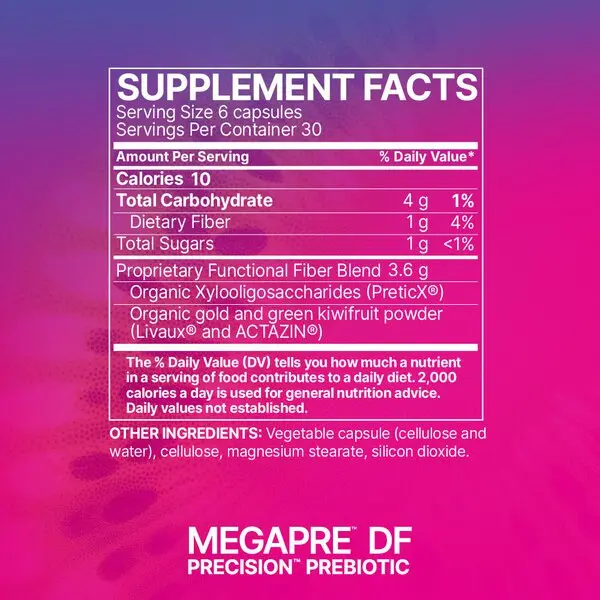 MICROBIOME LABS Megapre Capsules Dairy Free 180 Capsules