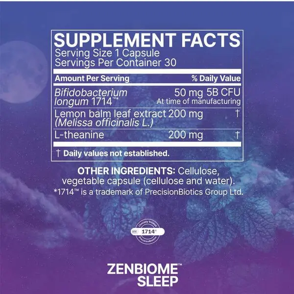 MICROBIOME LABS Zenbiome Sleep 30 Capsules