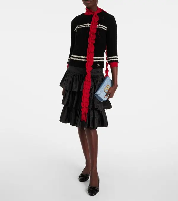 Valentino Garavani Striped Wool Sweater