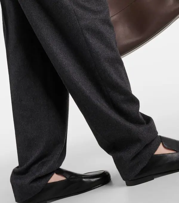 THE ROW Richelle Straight Leg Cashmere Pants