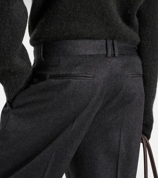 THE ROW Richelle Straight Leg Cashmere Pants