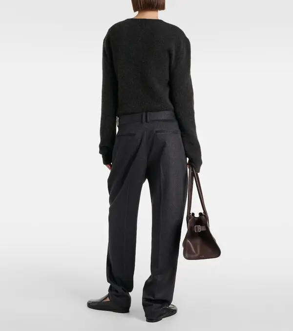 THE ROW Richelle Straight Leg Cashmere Pants