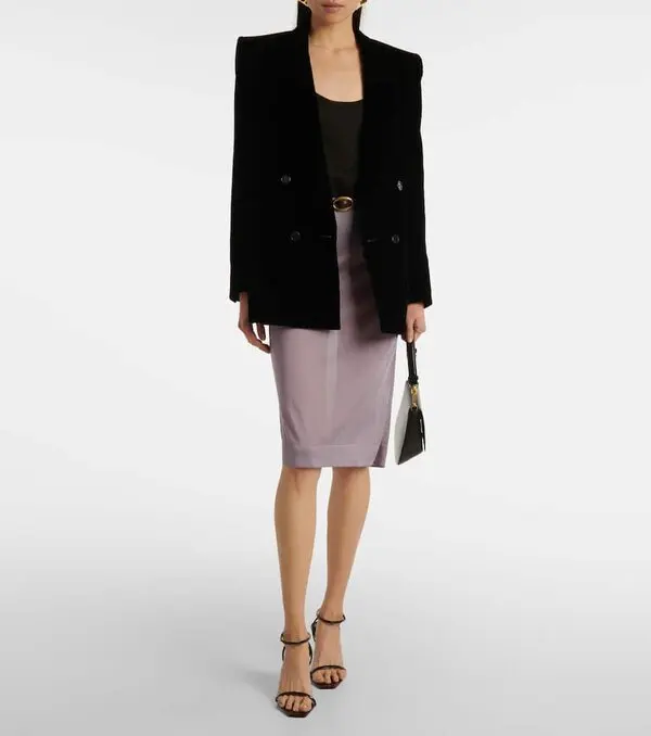 Saint Laurent Lame Top