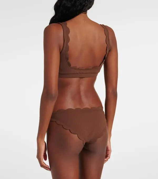 Marysia Mini Palm Springs Scalloped Bikini Top
