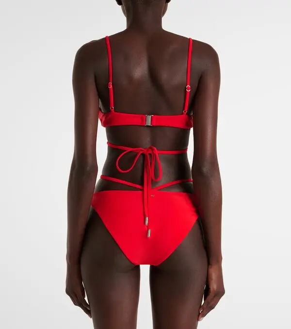 Simkhai Harlen Bikini Top - Red