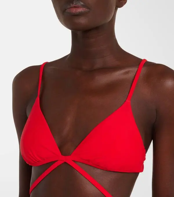 Simkhai Harlen Bikini Top - Red