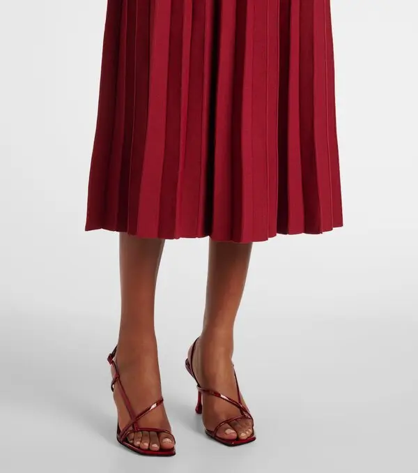 Staud Beaton Velvet Maxi Dress