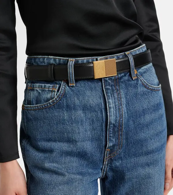 Khaite Elio Leather Belt