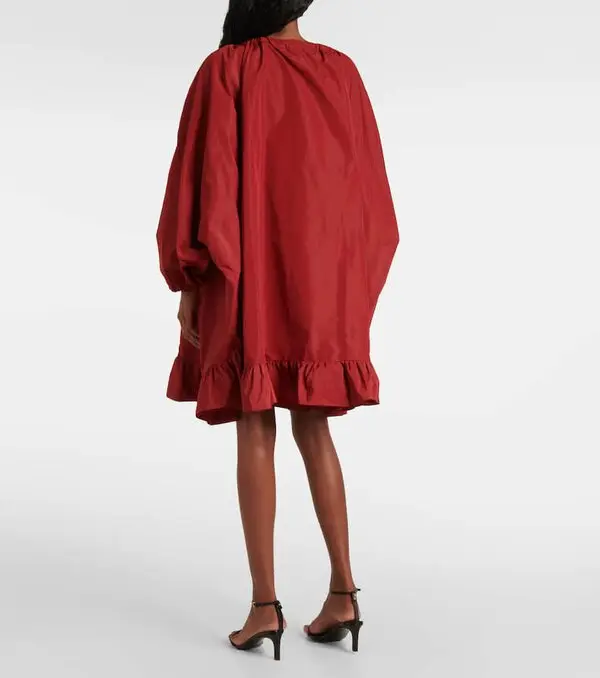 PATOU Frill Ruffled Midi Dress - Red