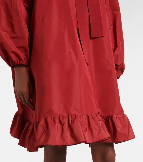 PATOU Frill Ruffled Midi Dress - Red