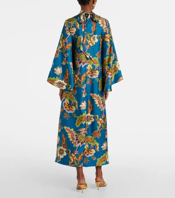 La DoubleJ Magnifico Printed Midi Dress