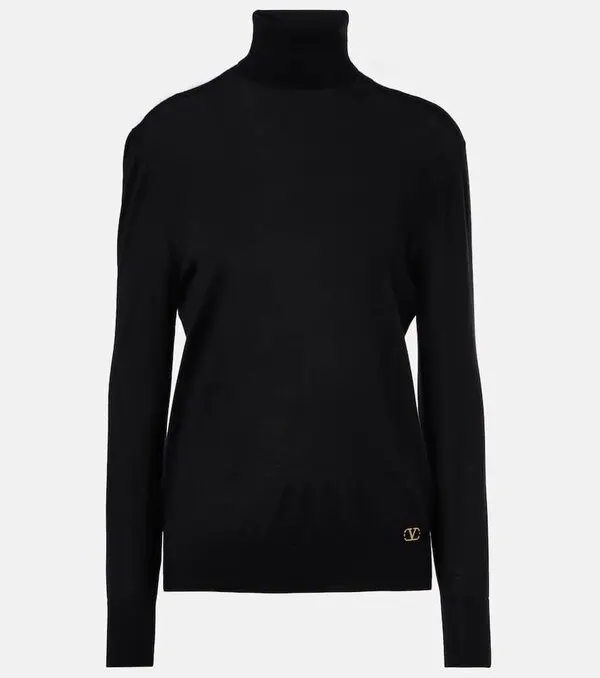 Valentino Garavani Cashmere And Silk Turtleneck Sweater