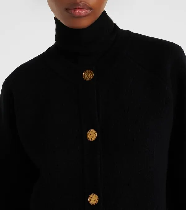 TOTEME Wool And Cashmere-blend Cardigan - Black