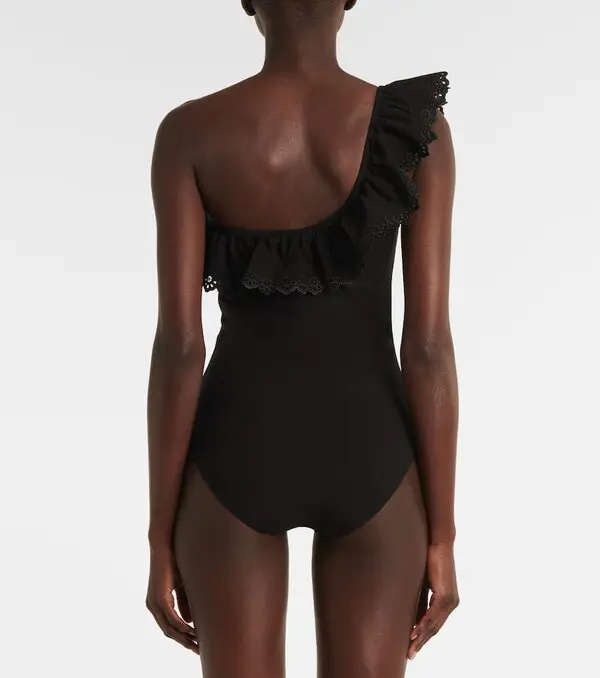 Ulla Johnson Solara Maillot Ruffled One-piece Swimsuit