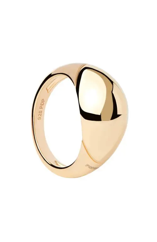 PDPAOLA Bold Dome Ring - Gold