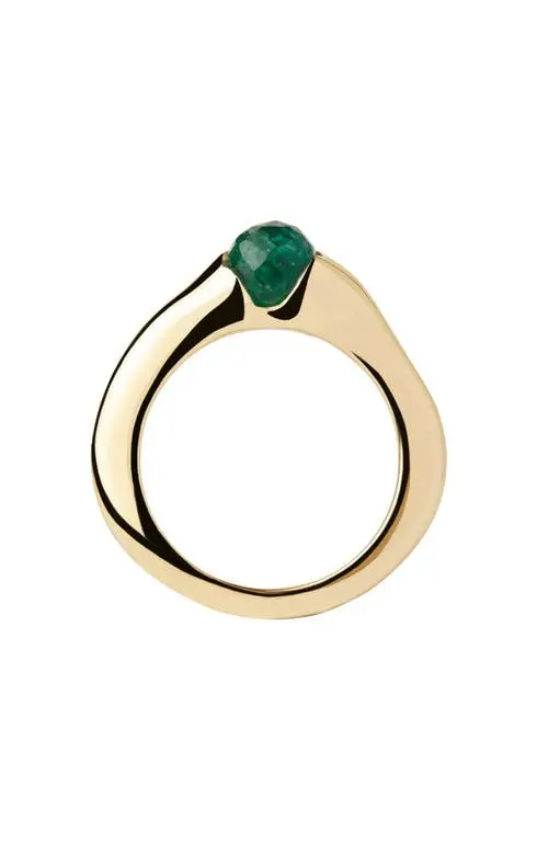 PDPAOLA Oasis Ring - Green Aventurine