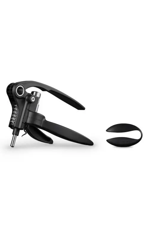 LE CREUSET Original Lever Corkscrew Wine Opener - Black (non-metal)