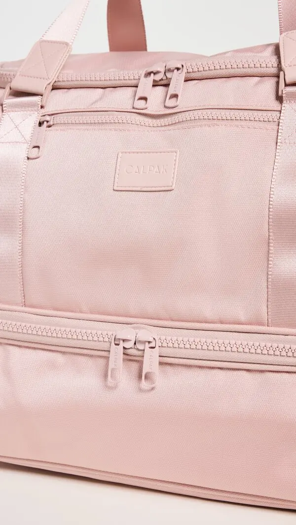 Calpak Stevyn Duffle Bag Pink/Sand Editorialist