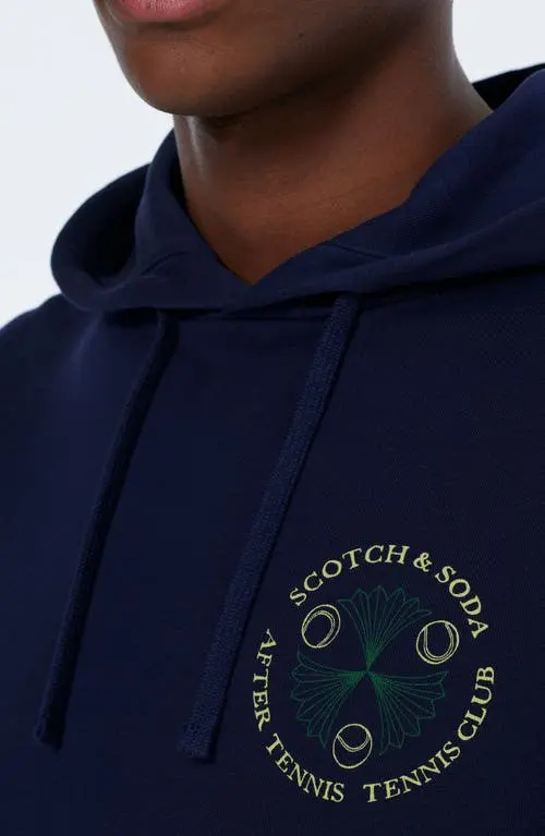 Scotch & Soda Graphic Cotton Hoodie
