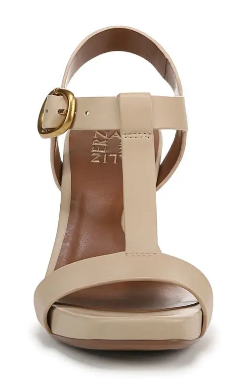 Naturalizer Jordis T-strap Sandals - Coastal Tan