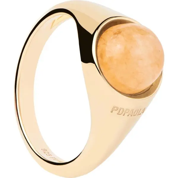 PDPAOLA Aventurine Ring - Yellow Aventurine