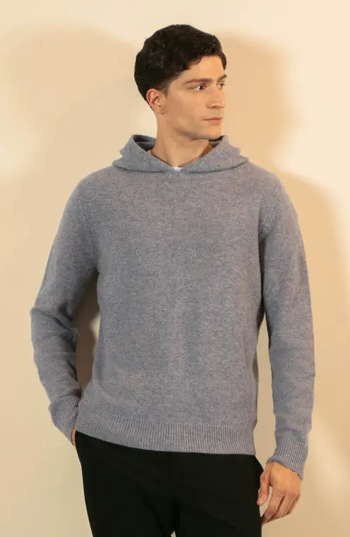ITALIC Jasper Cashmere Hoodie - Heather Gray