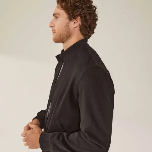 ITALIC Chase Bomber Jacket - Black