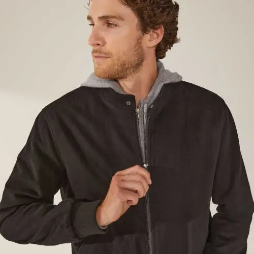 ITALIC Chase Bomber Jacket - Black