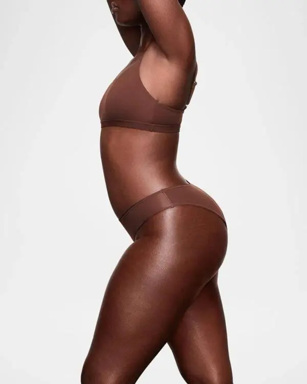 SKIMS Fits Everybody High-cut Cheeky Briefs - Cocoa