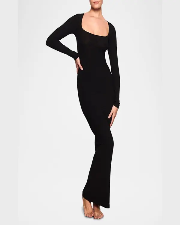 SKIMS Soft Lounge Long-sleeve Maxi Dress
