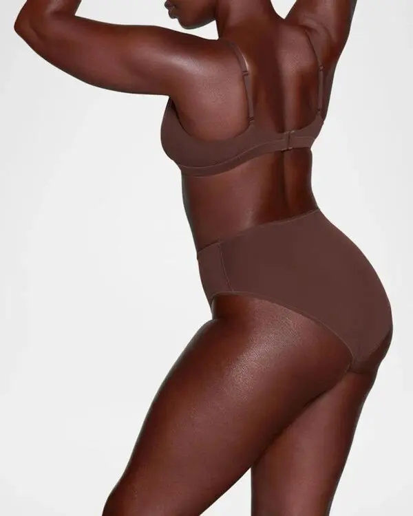 SKIMS Fits Everybody Crossover Bralette - Cocoa
