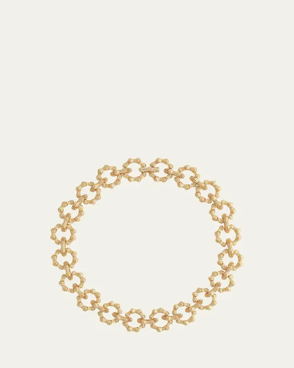 ANABEL ARAM JEWELRY Bamboo Chain Necklace - Gold