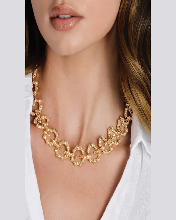 ANABEL ARAM JEWELRY Bamboo Chain Necklace