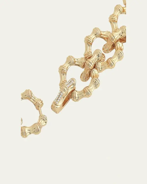 ANABEL ARAM JEWELRY Bamboo Chain Necklace