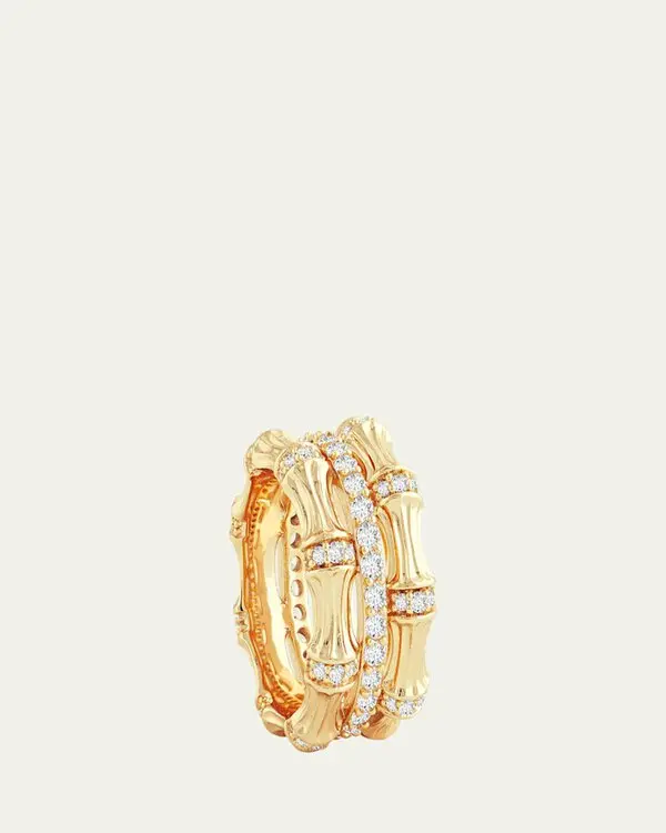 ANABEL ARAM JEWELRY Bamboo Stack Ring