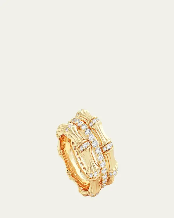 ANABEL ARAM JEWELRY Bamboo Stack Ring