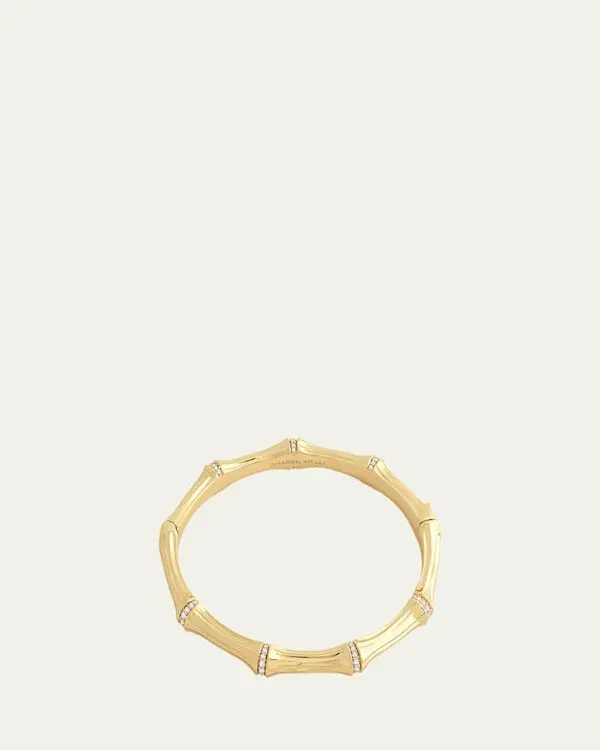 ANABEL ARAM JEWELRY Bamboo Hinged Bangle