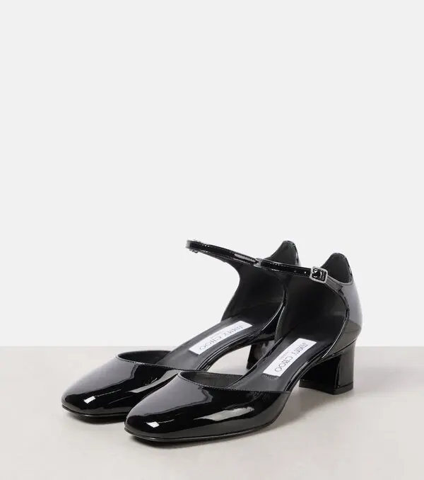 JIMMY CHOO Pixie 45 Mary Jane Pumps - Black