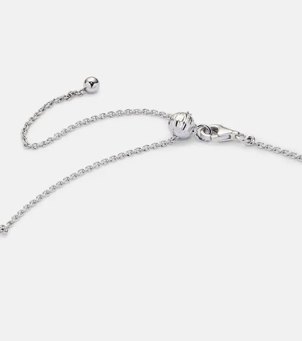 KAMYEN 18kt White Gold And Enamel Choker With Diamonds