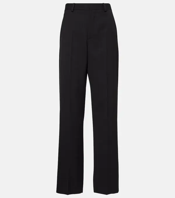 Wardrobe.NYC Virgin Wool Straight Pants - Black