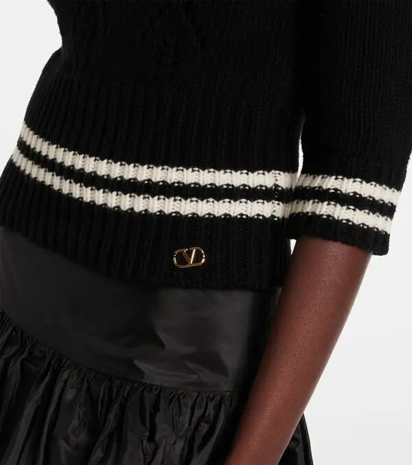 Valentino Garavani Striped Wool Sweater