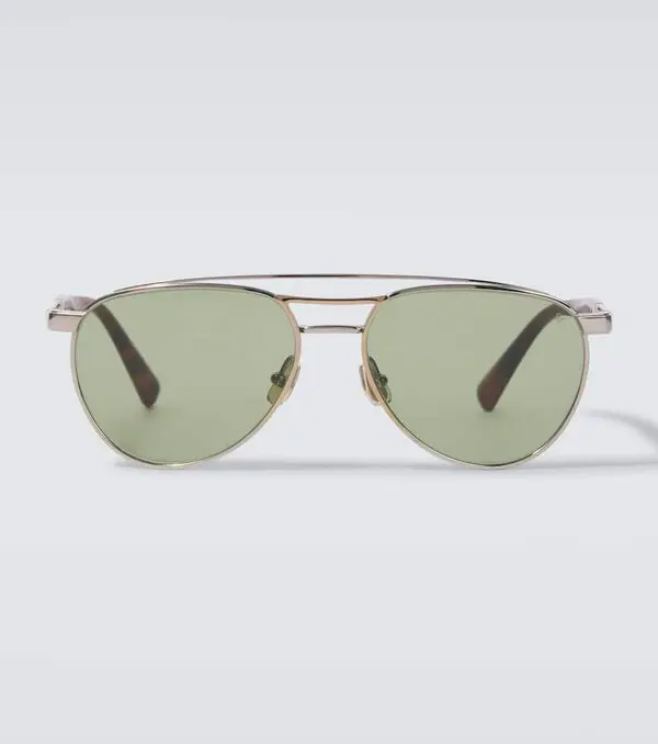 Brunello Cucinelli Aviator Sunglasses - Green