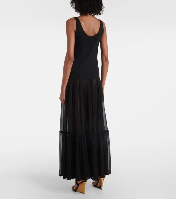 Saint Laurent Lamé Top - Black